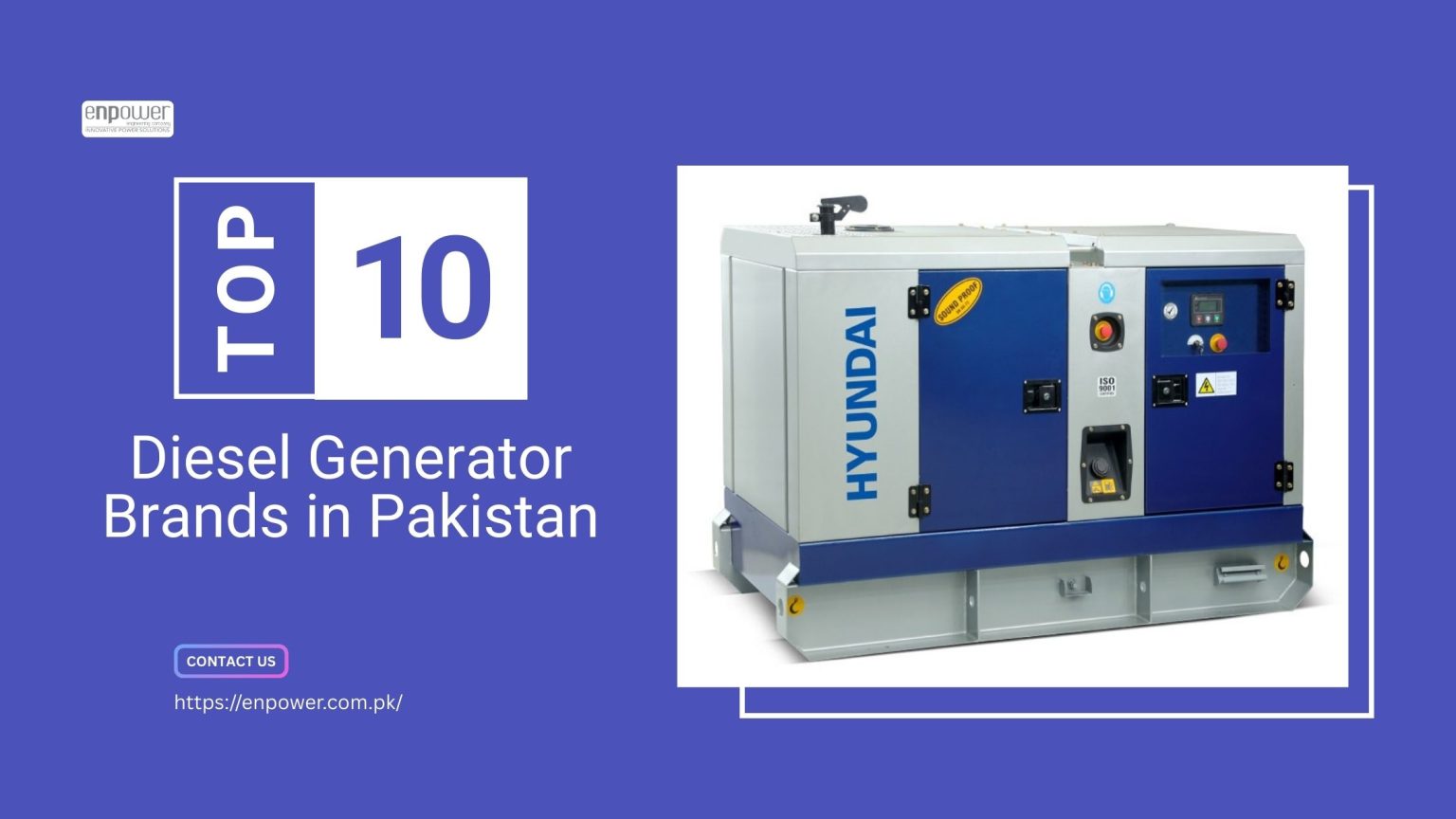 Top 10 Diesel Generator Brands in Pakistan (2025)